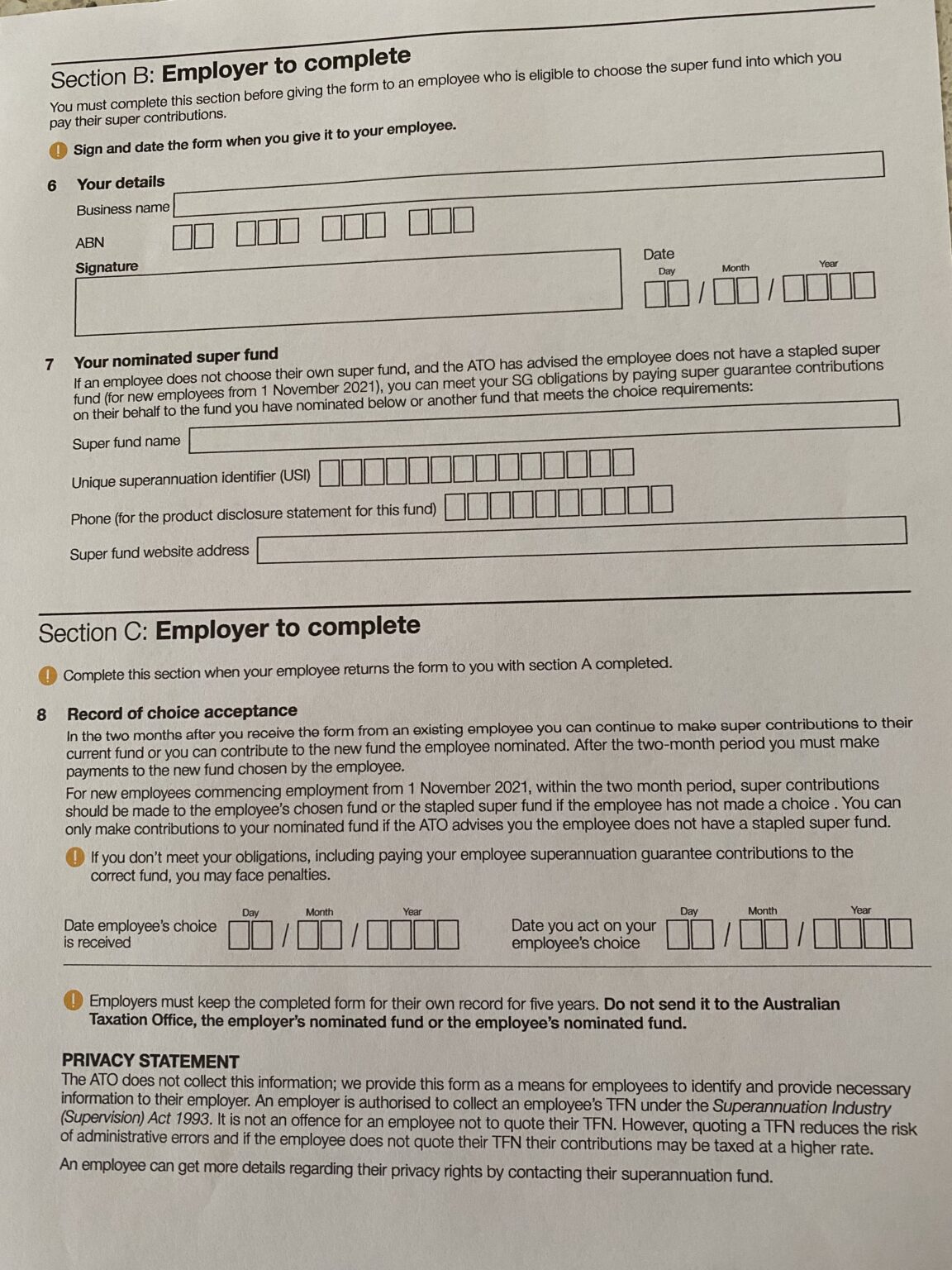 Super standard choice formの記入の仕方 （スーパーアニュエーション スタンダード チョイス フォーム ...
